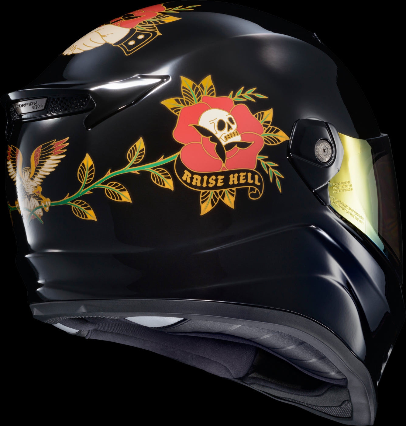 SCORPION EXO Covert Fx Full Face Helmet The Litas Gloss Motorcycle Hel ...