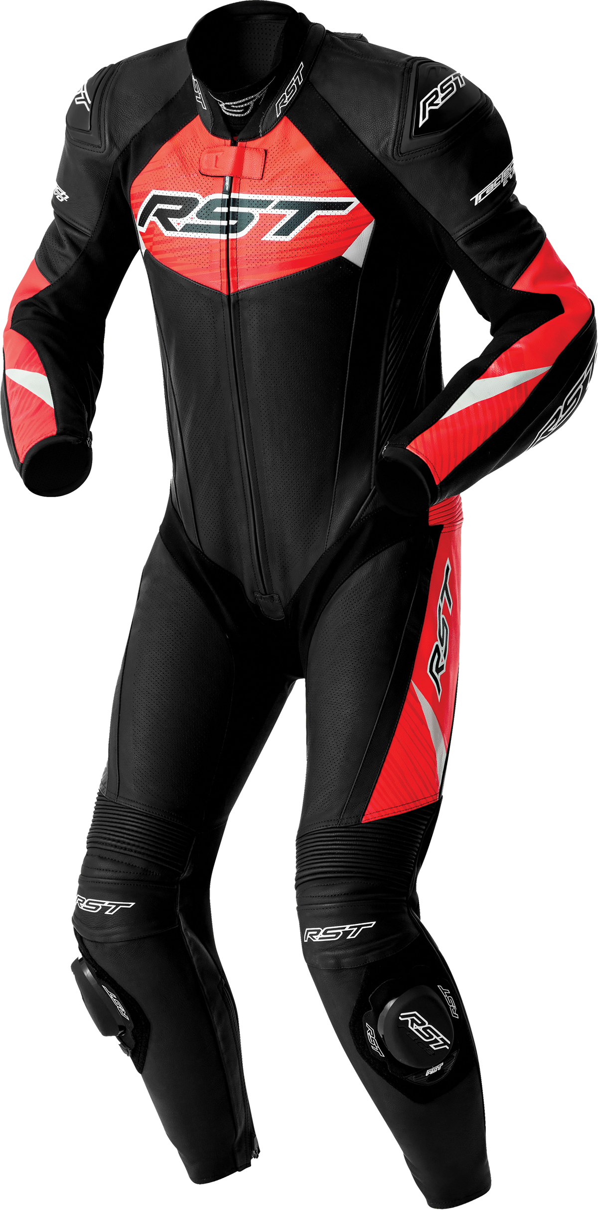 RST Tractech Evo D3o Leather Riding Suit-Motorcycle Suits — Movatik