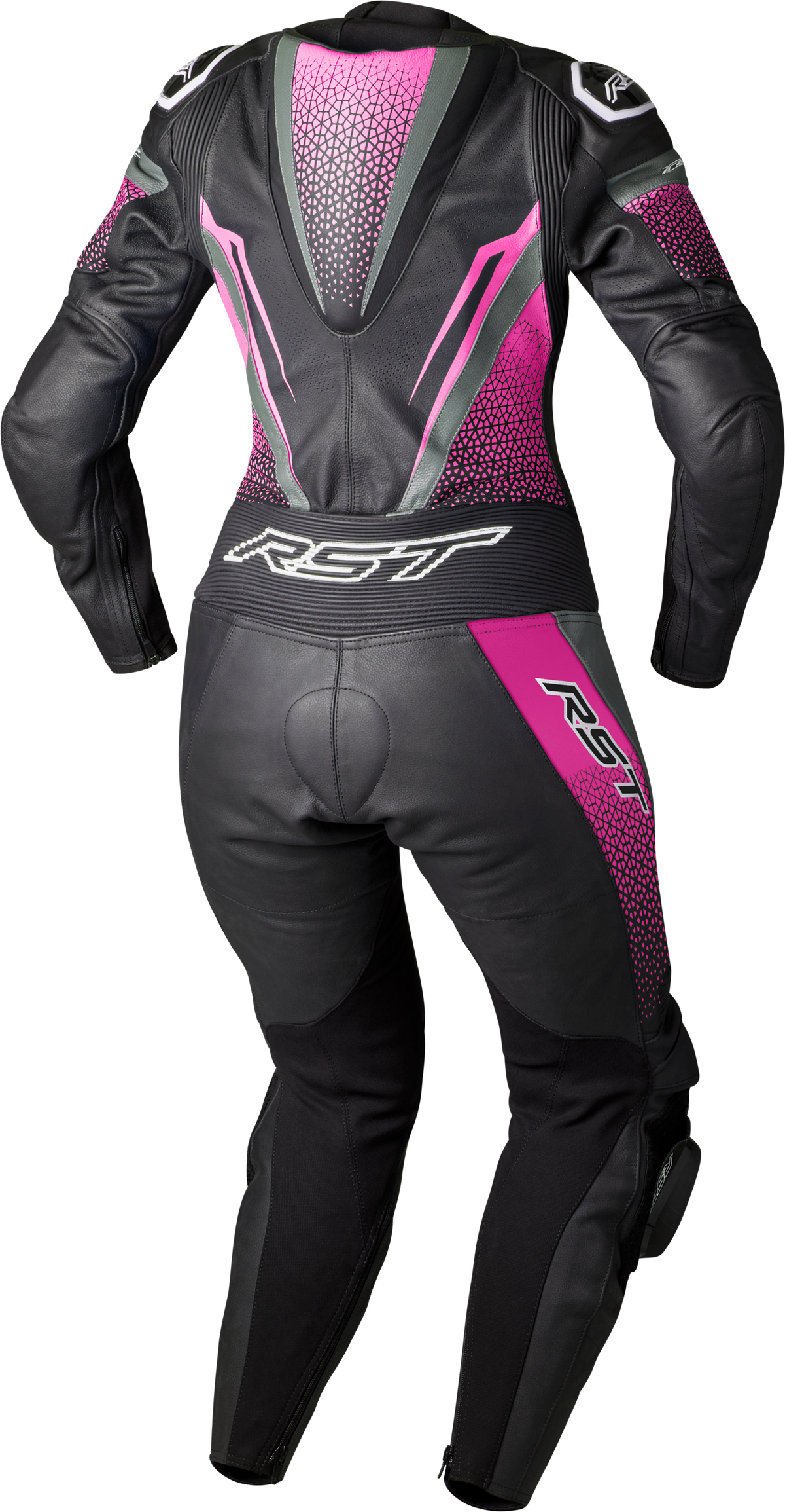 RST Tractech Evo D3O Ladies Leather Motorcycle Suit with D3O Protectio ...